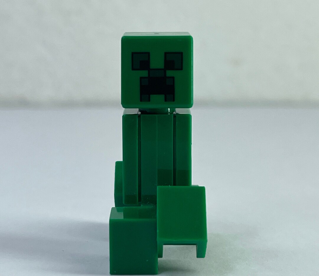 LEGO Minecraft Minifigure - Creeper, Green. - Etsy