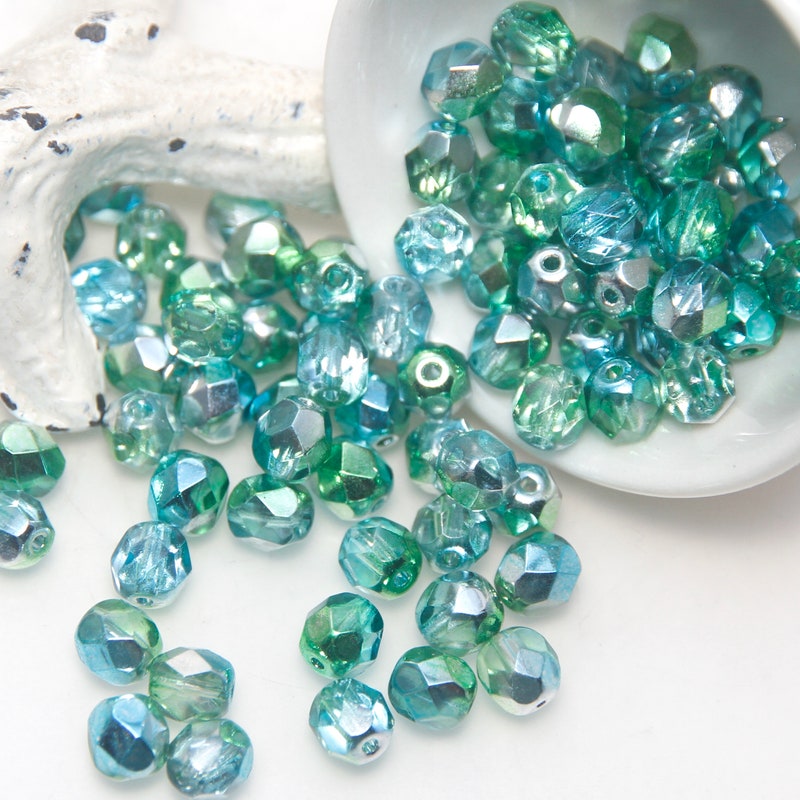 Fire Polished Beads - Etsy