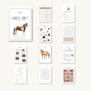 Horse Unit Study for Kids | PDF Download | Printable Homeschool Lesson ...