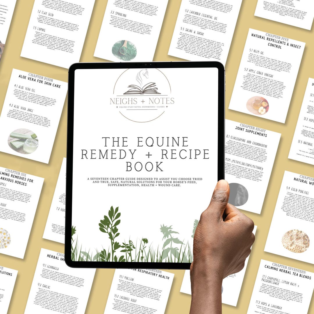 The Equine Remedy & Recipe Book | Natural Horse Care Guide | Herbal ...