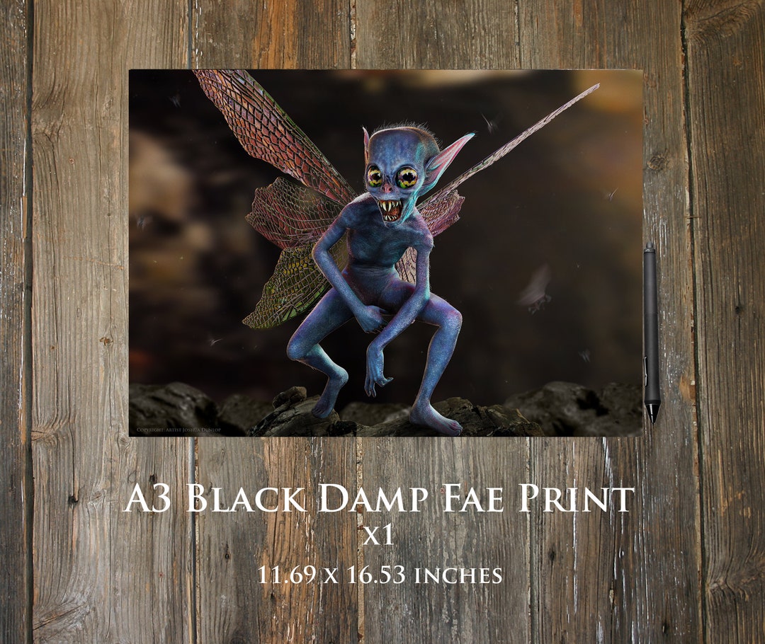 Póster De Blackdamp Fae A3 Etsy España