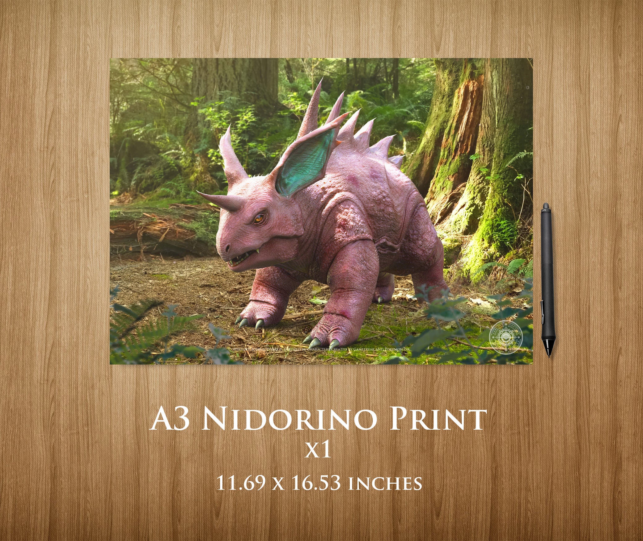 Realistic Nidorino Pokemon