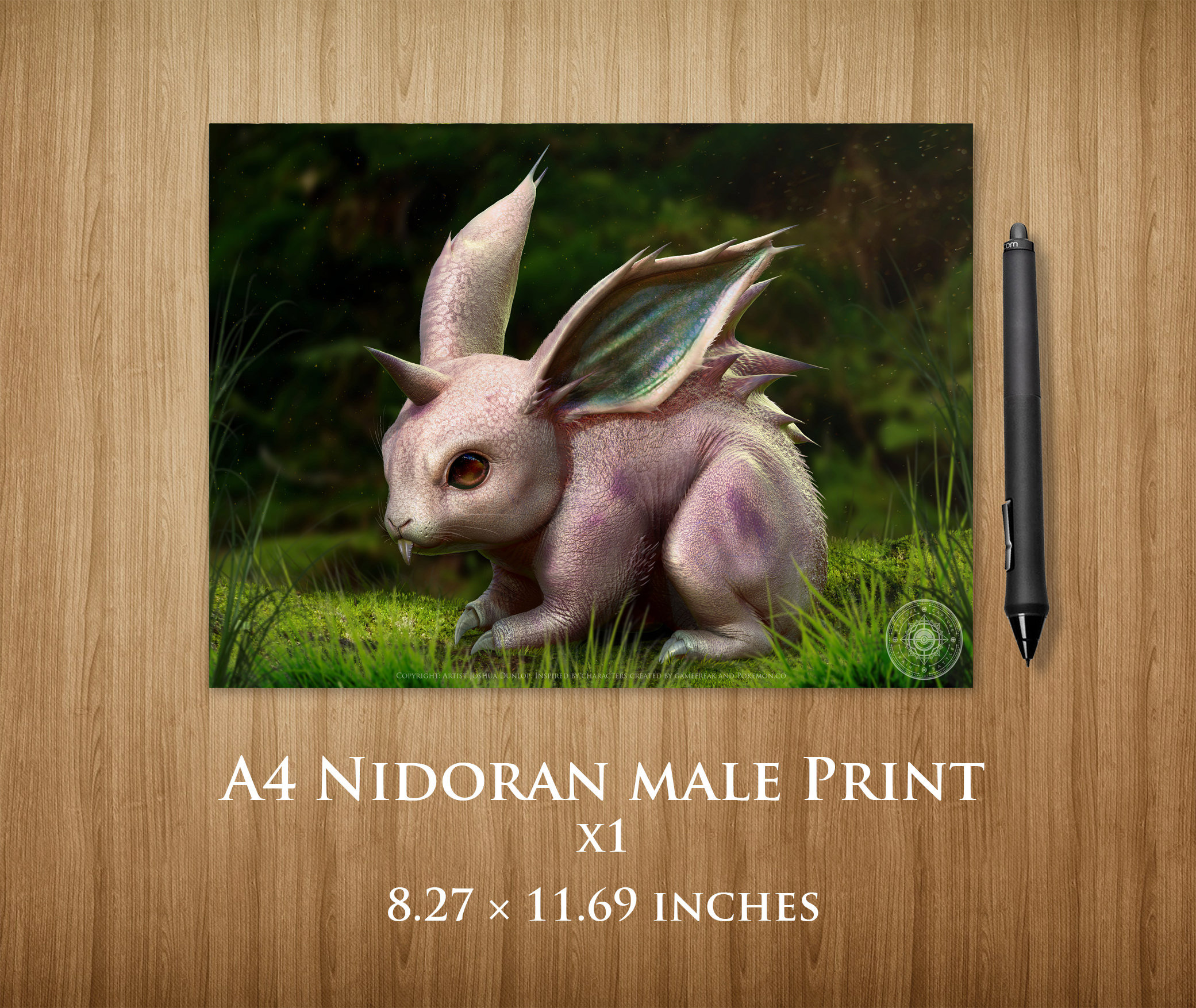 Realistic Nidorino Pokemon