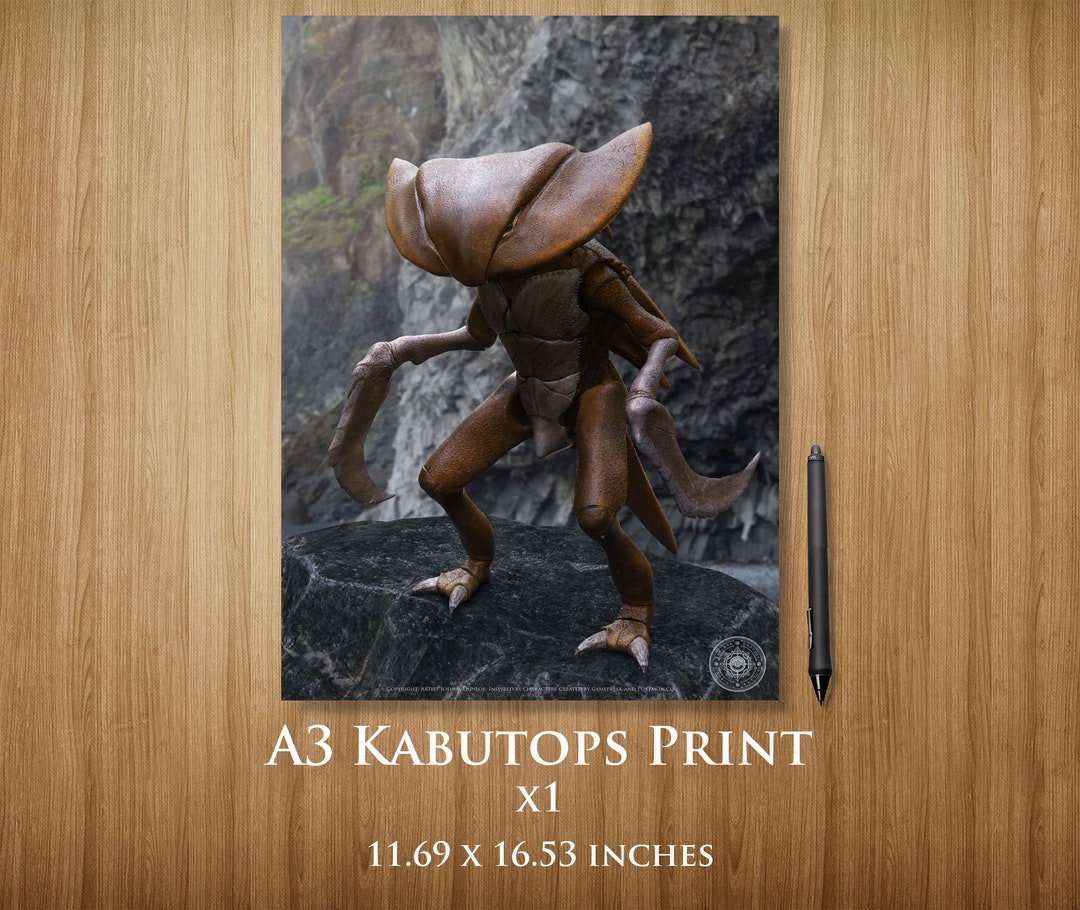 Kabutops Posters (A3) - Realistic Pokémon Art Print - Pokémon Zoology ...