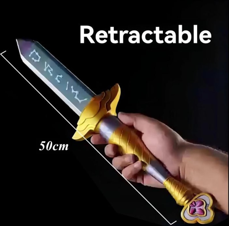 K-pop Demon Hunters Inspired Rumi Sword & Glow Blades | Cosplay Prop ...