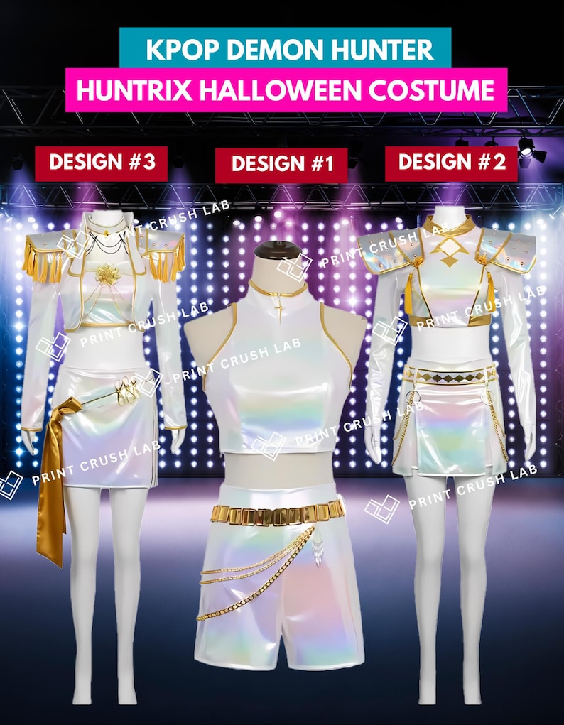 KPOP Demon Hunters • Huntrix Cosplay Outfit • Kids Trick or Treat ...