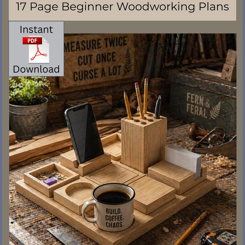 Modular Desk Organiser - Etsy