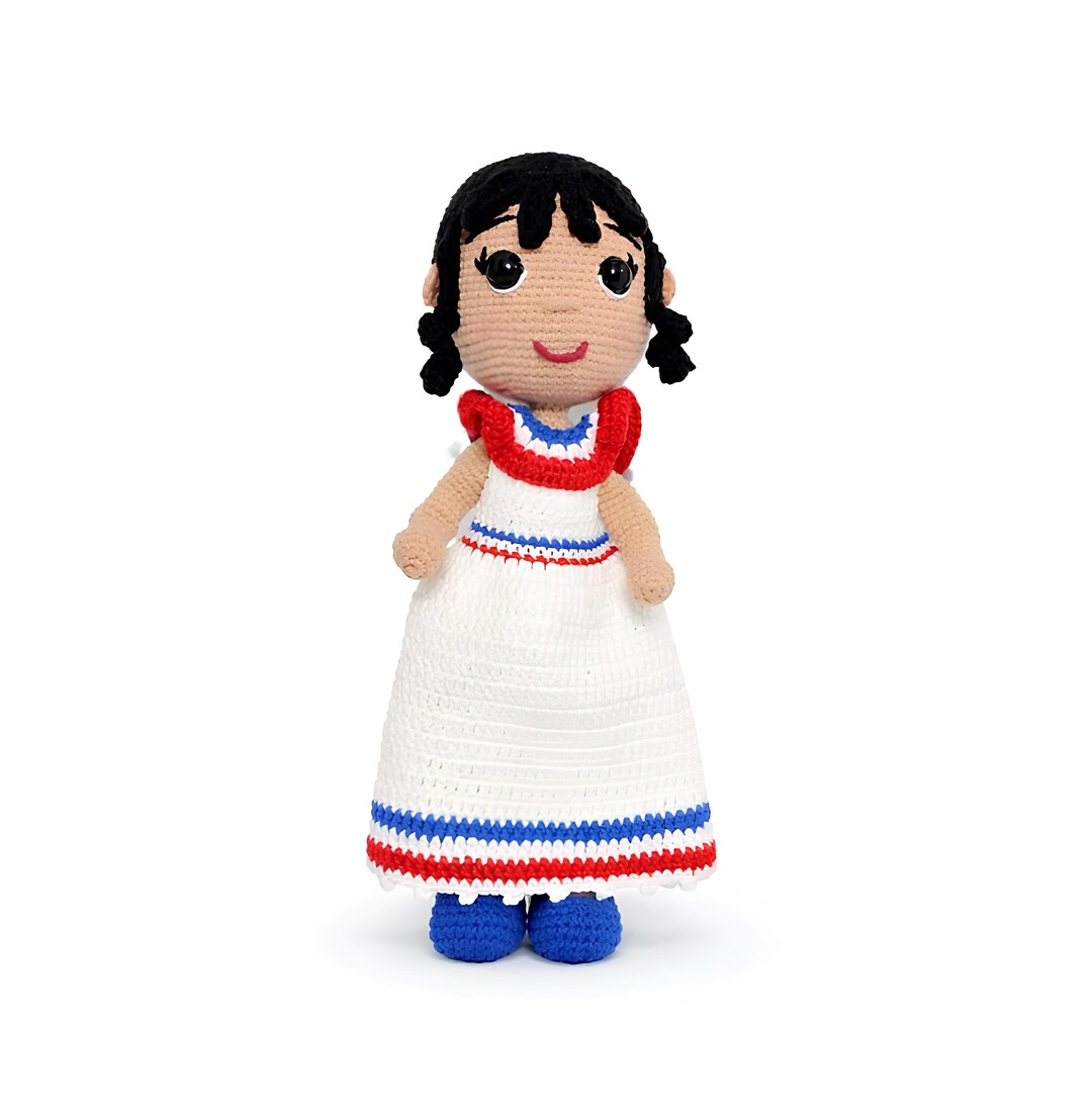 Traditional Handmade Crochet Doll – 12 Inch Amigurumi Inspired by ...