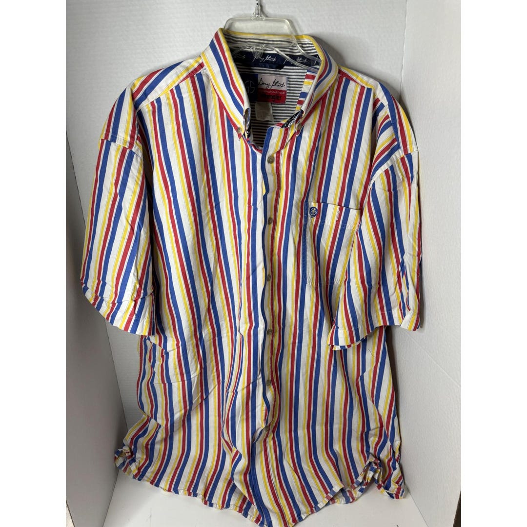 Vintage 90s XXL George Strait Cowboy Cut Collection Wrangler Striped ...