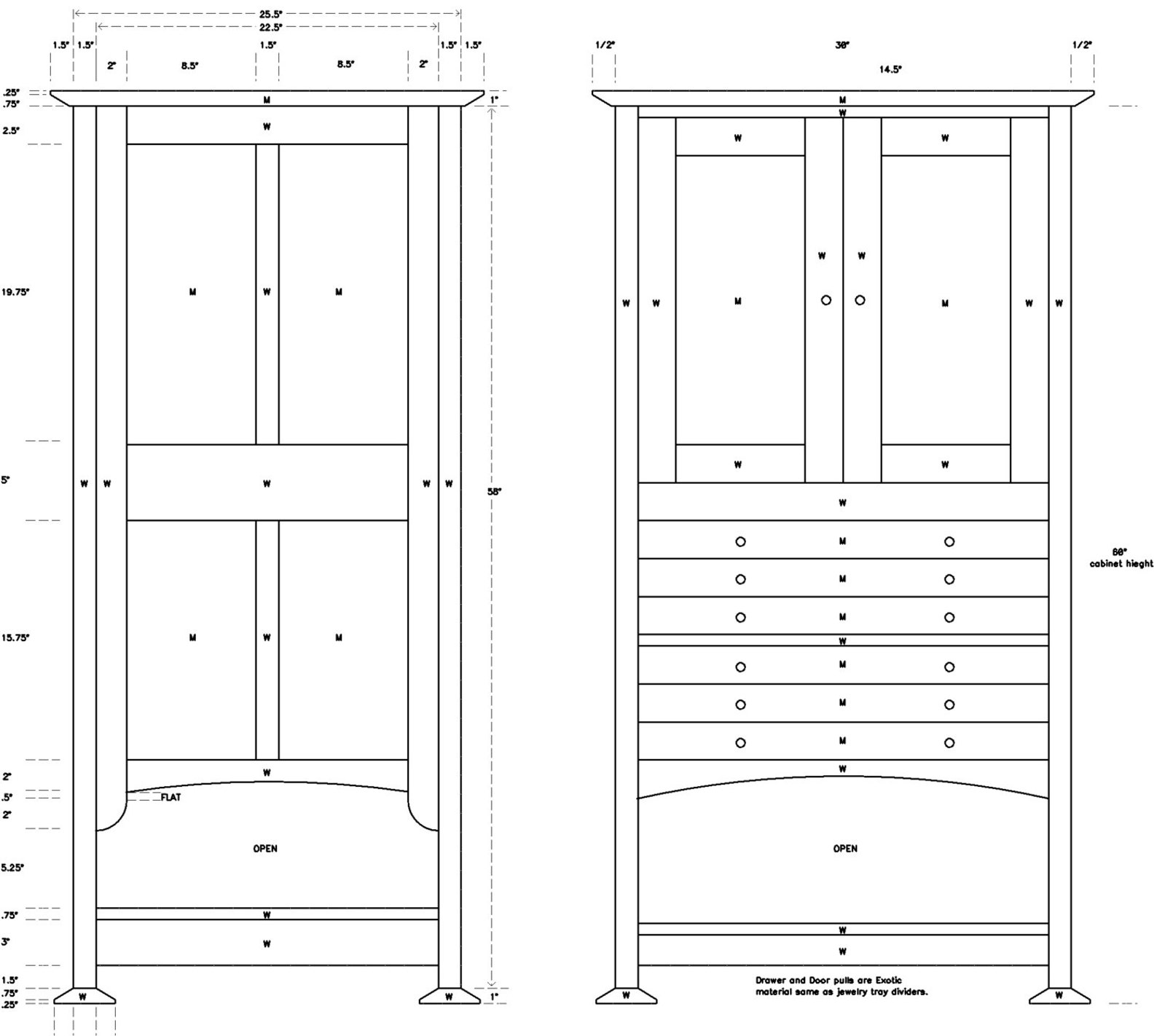 Custom Furniture Design & Construction Service phase I - Etsy