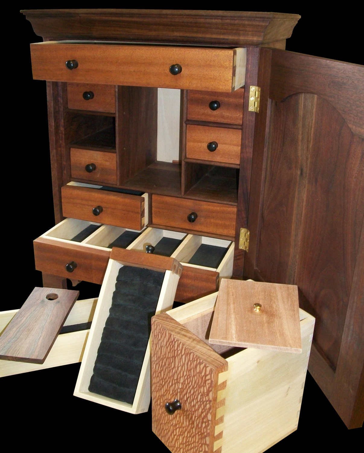 Mans Valet or Ladies Jewelry Box - Etsy