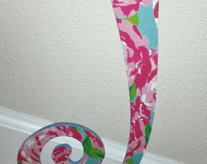 Lilly Pulitzer Letters MONOGRAM Script Large LETTER J First - Etsy