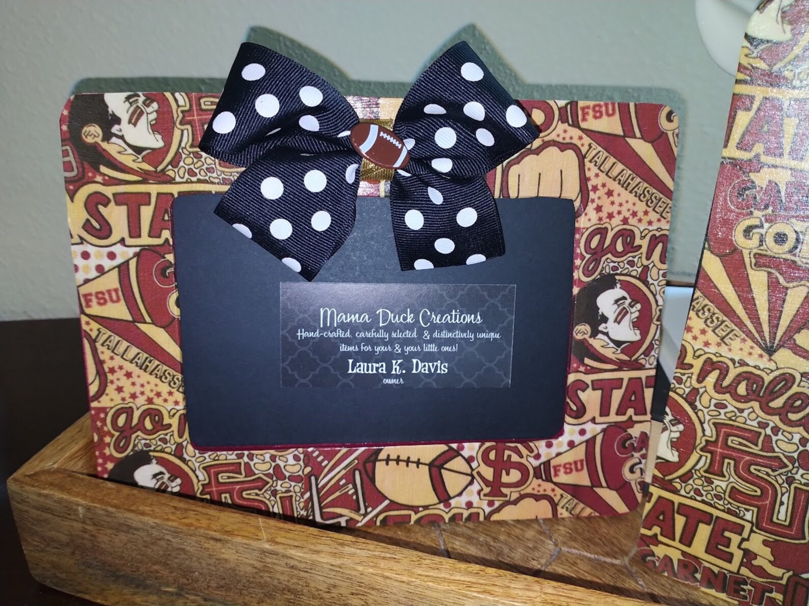 Picture Frame FLORIDA STATE FSU Noles Seminoles Univ of - Etsy