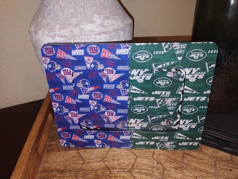 House Divided Picture Frame NFL Football Teams Dallas Green Bay Jets ...