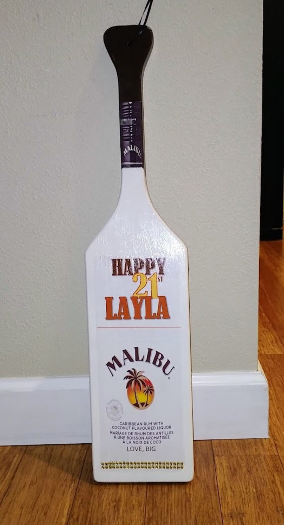 SORORITY PADDLE 21st Birthday MALIBU Rum - Etsy