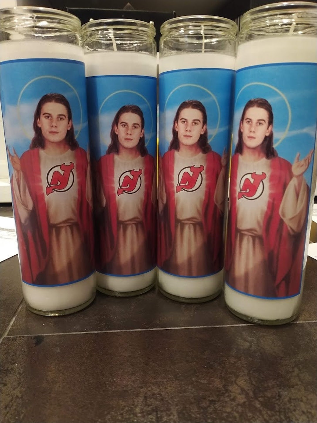 JACK HUGHES New Jersey Devils QUINN Hughes Vancouver Canucks Prayer ...