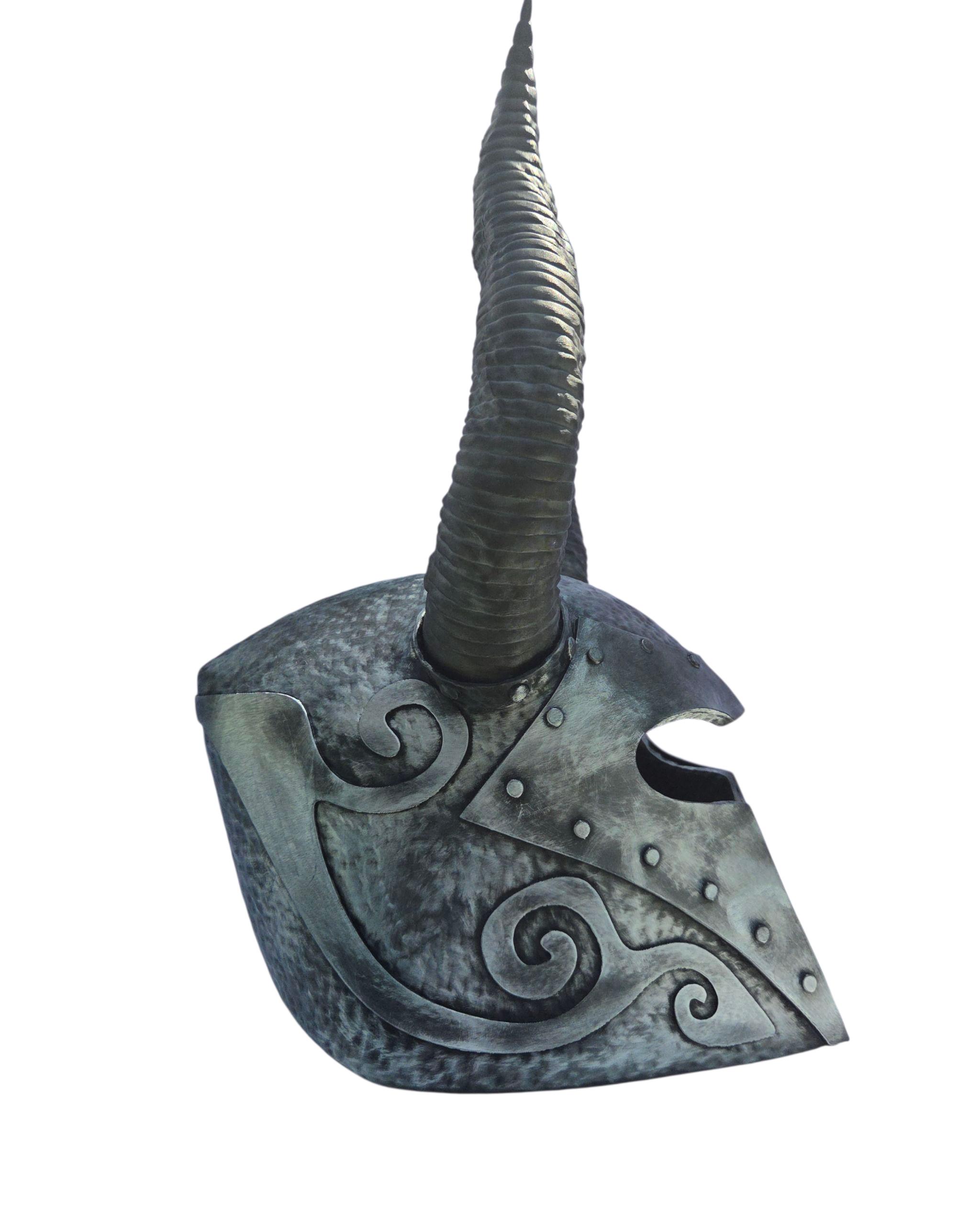Warrior Helmet: Medieval LARP Cosplay Armor With Horns - Etsy