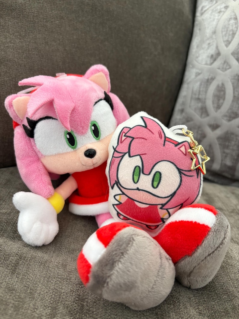 Sonic Plush Keychains -amy, Shadow, Metal Sonic, - Etsy Australia