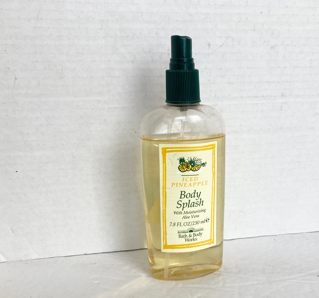 Vintage Bath & Body Works Iced Pineapple Body Splash - Etsy