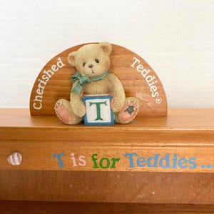 Vintage Wooden Enesco Display Shelf Cherished Teddies - Etsy
