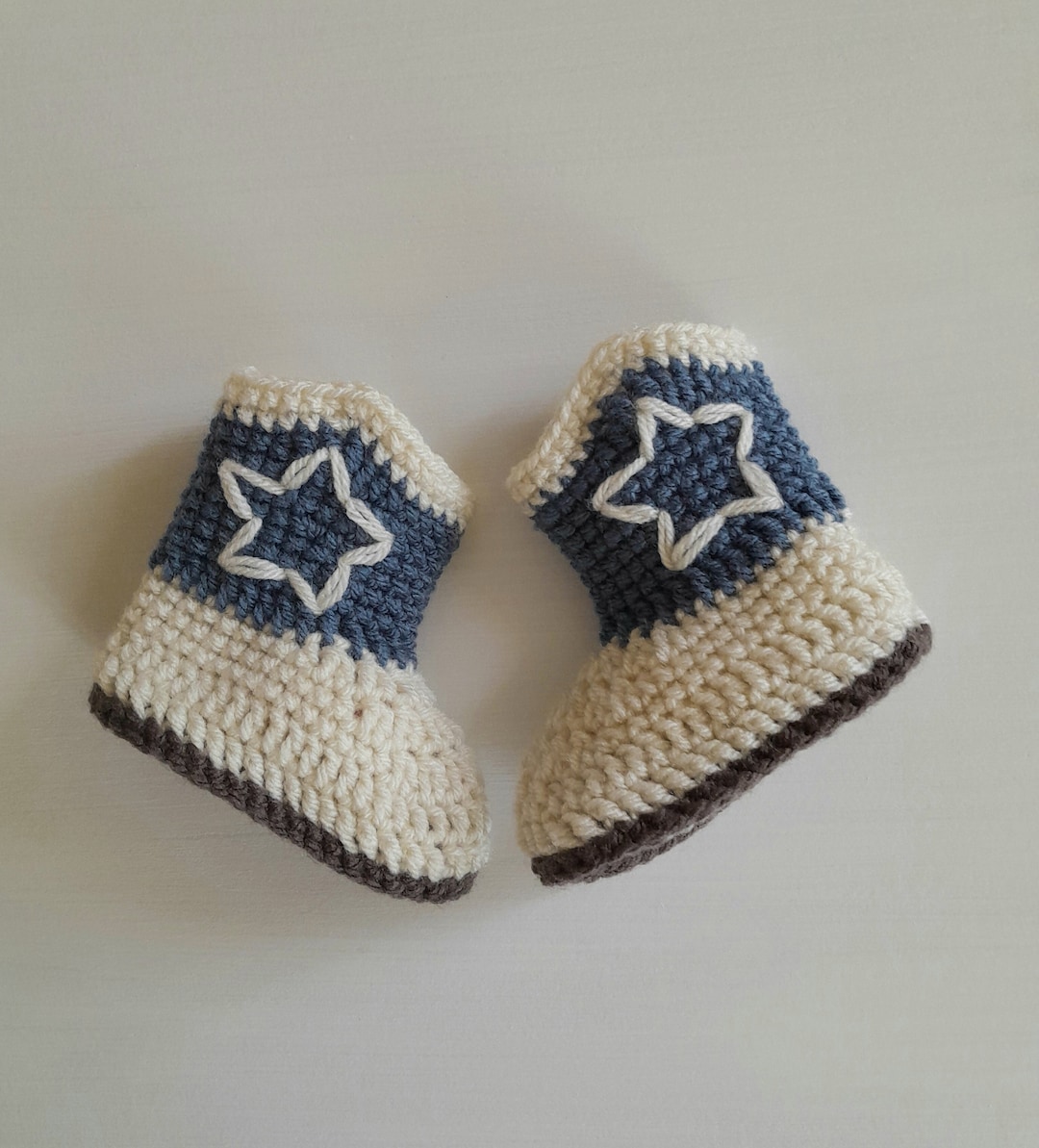 Newborn Baby Cowboy Boots Handmade Baby Booties Baby Shower Gift Baby ...