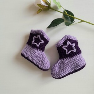 Newborn Baby Cowboy Boots Handmade Baby Booties Baby Shower Gift Baby ...