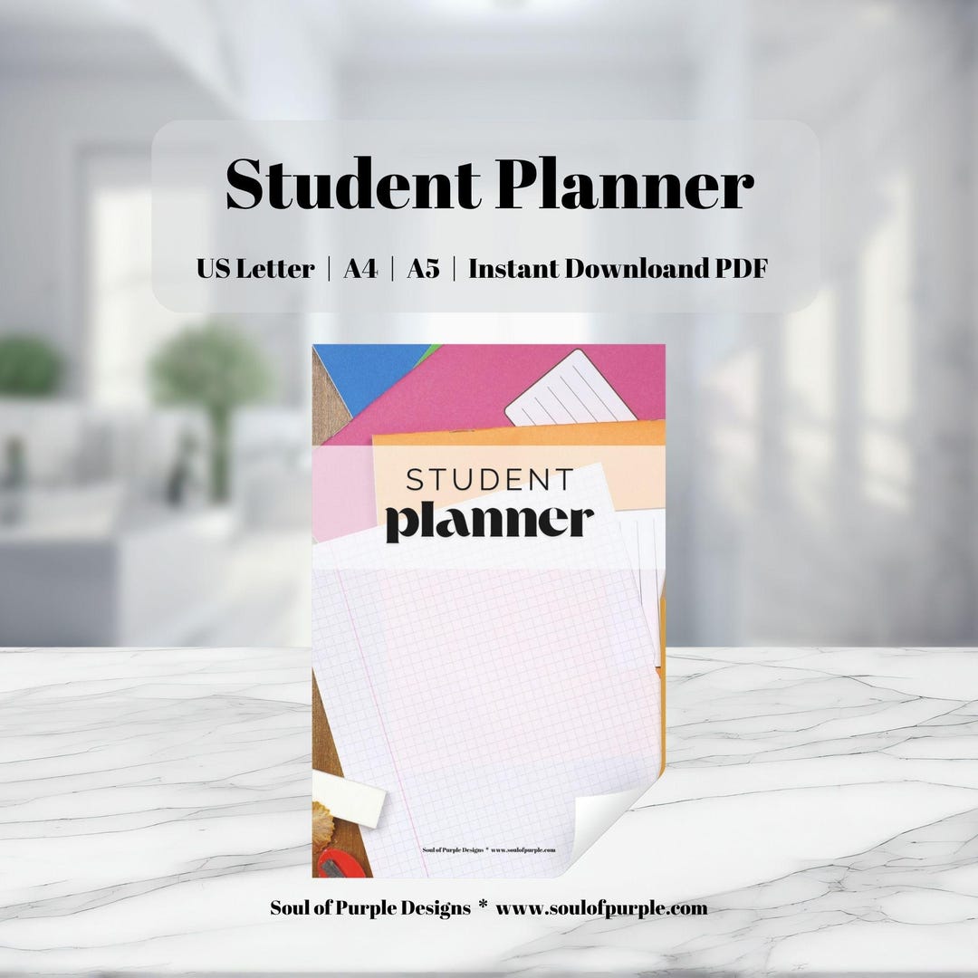 2025-2026 Student Planner: Academic Organizer & Study Tools (PDF ...