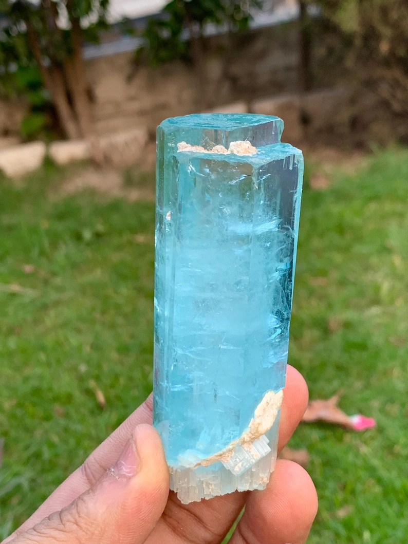 Nice Deep Color Aquamarine Crystal Terminated - Etsy
