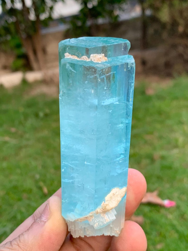 Nice Deep Color Aquamarine Crystal Terminated - Etsy