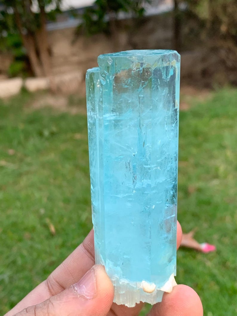 Nice Deep Color Aquamarine Crystal Terminated - Etsy