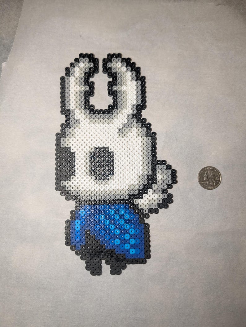 Hollow Knight Perler Bead Pixel Art- "the Knight" - Etsy