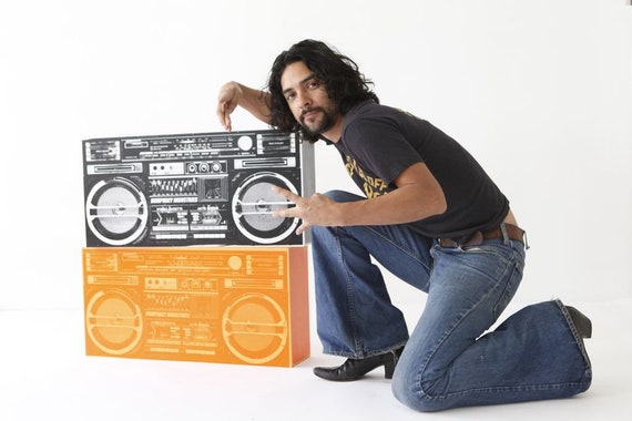 1980s Guy With Boombox