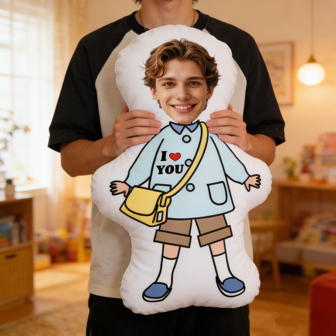 Custom Throw Pillows,personalized Photo Plush Pillow,valentine's Day ...