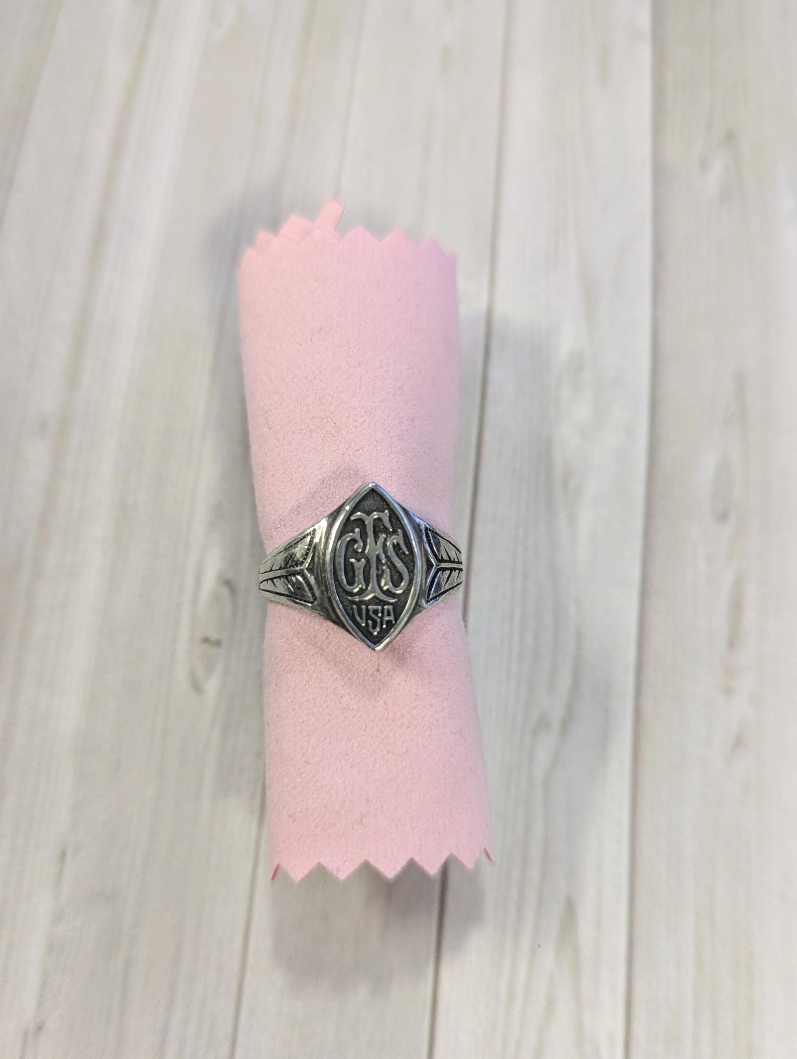 Vintage Girls Friendly Society Sterling Silver Ring, Size 6.75, Vintage ...