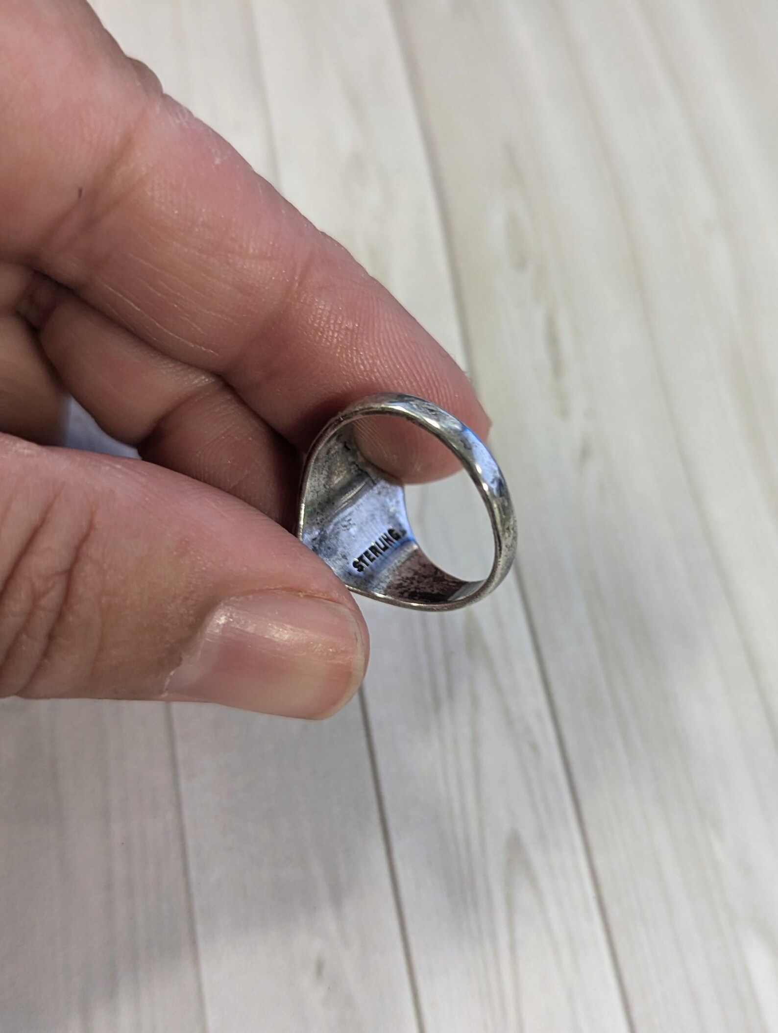 Vintage Girls Friendly Society Sterling Silver Ring, Size 6.75, Vintage ...