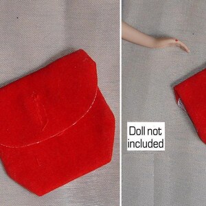 Barbie Doll Purses Various Shape Gold Vintage Red Velvet Rectangle Blue ...