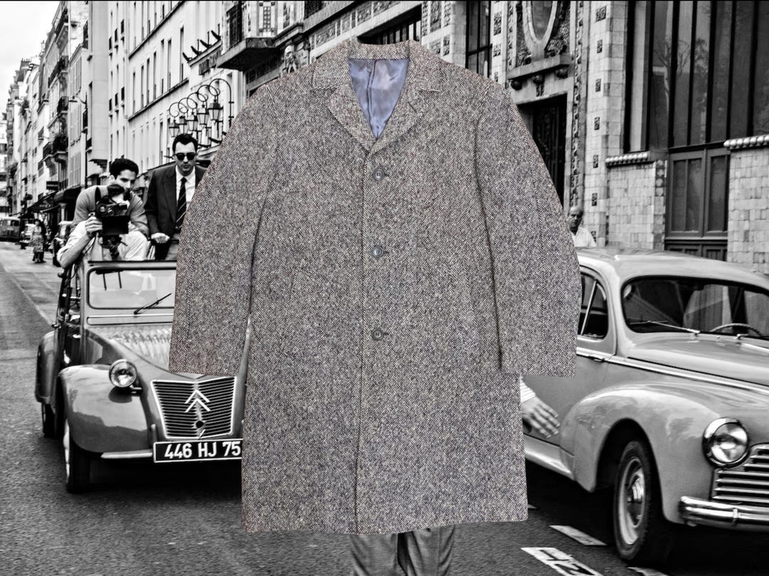 Pure Wool Donegal Tweed Caledon Flecked Coat | Ireland Made | Men M ...