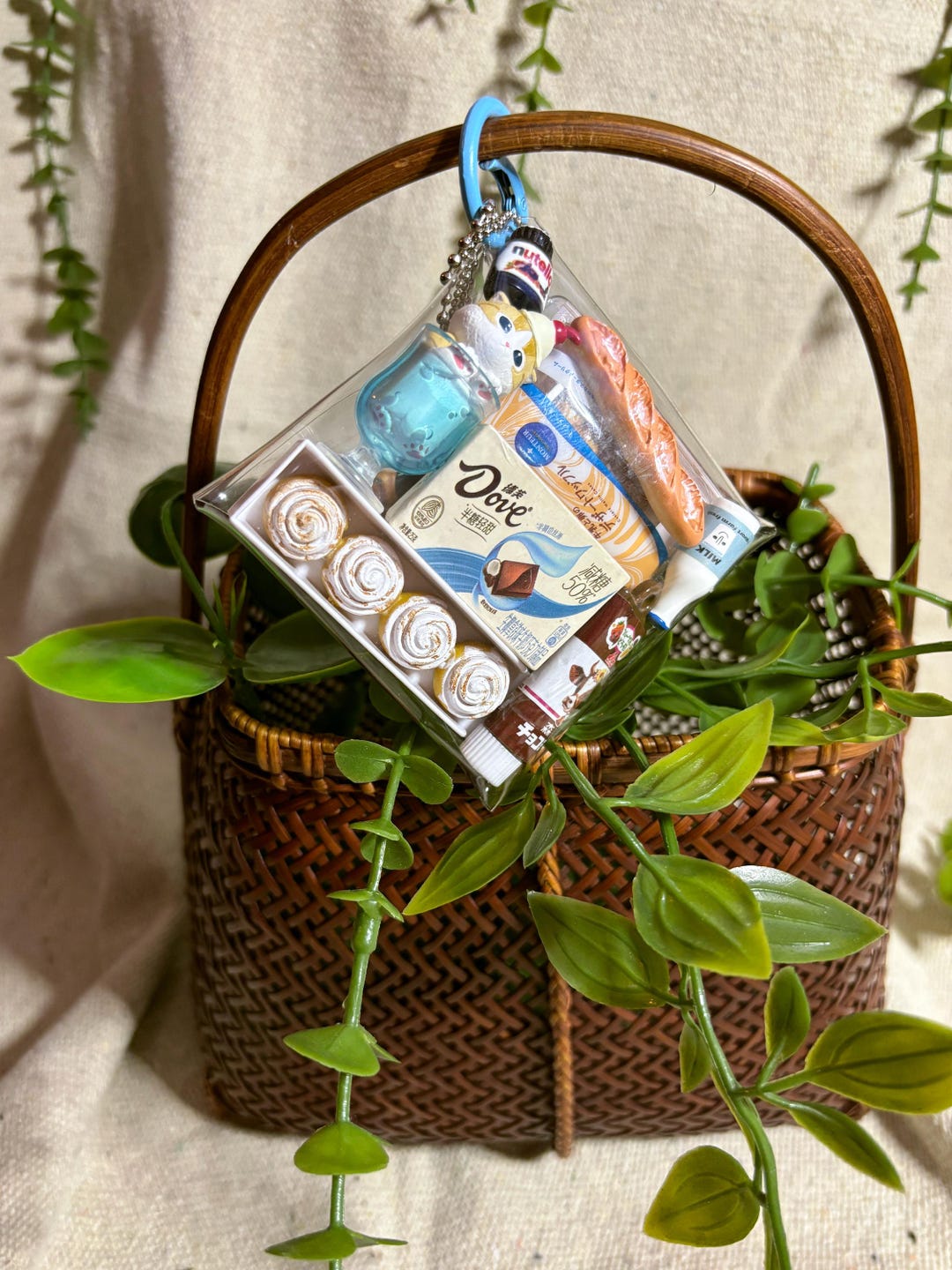Mini Milkshakes - Chocolate Swirl Collection Handmade Bag Charm With ...