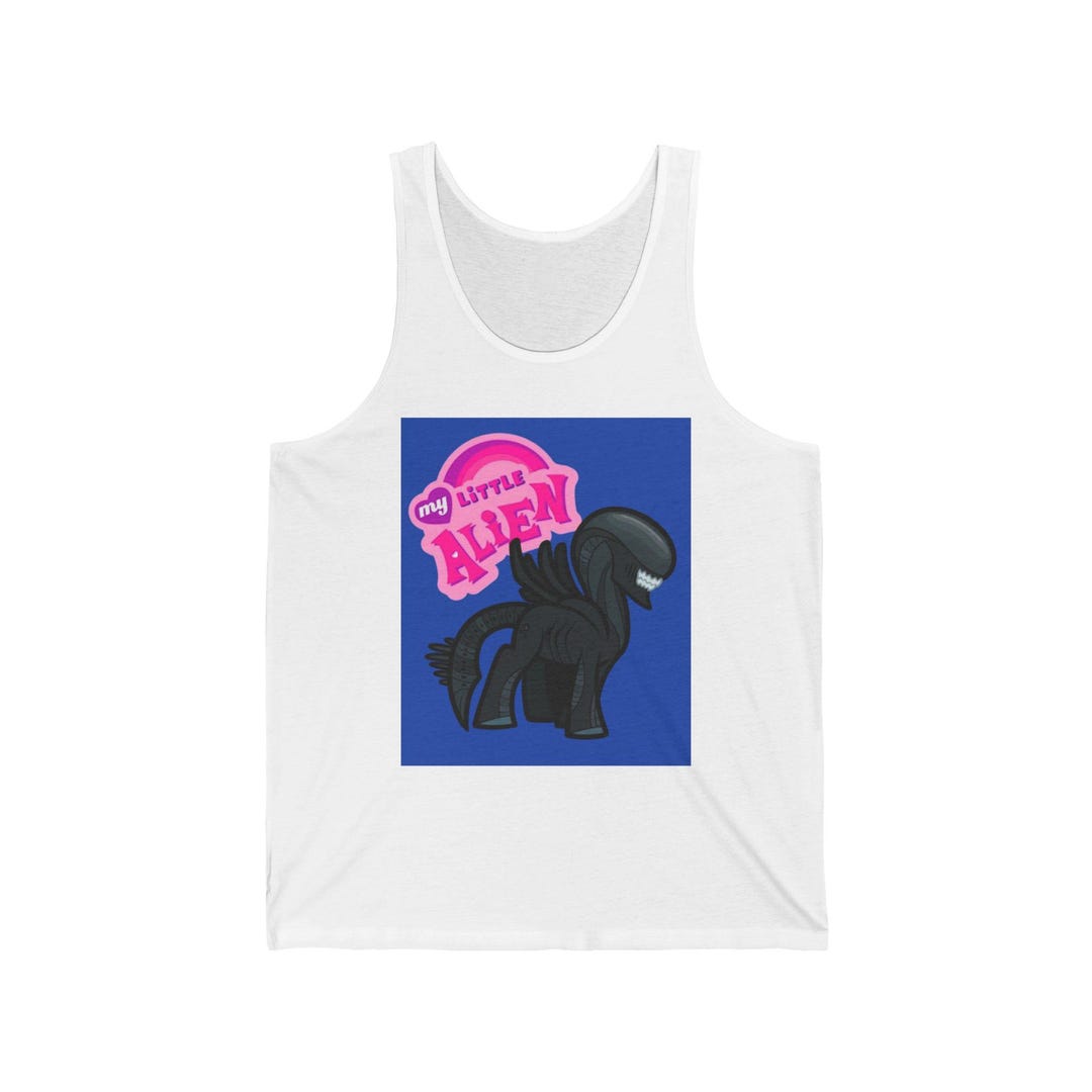 My Little Alien Tank Top | Sci-fi Creature Graphic Tank - Etsy