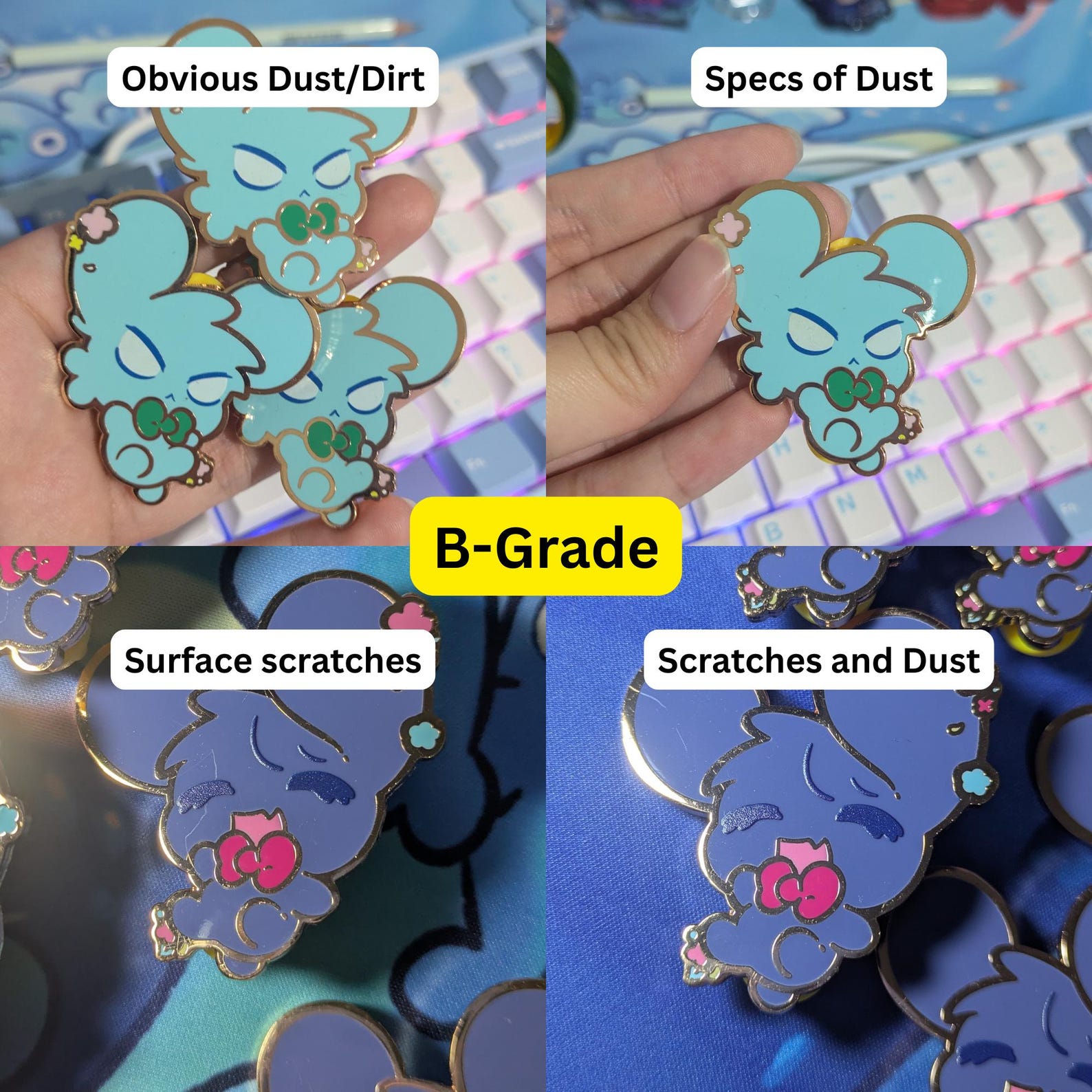 Imperfect Alien Stage Enamel Pins | Seconds Sale - Etsy