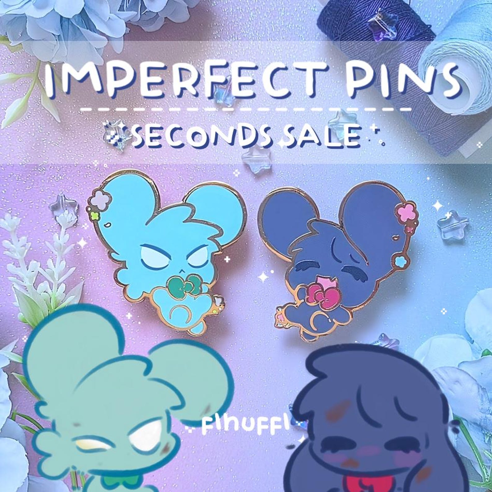 Imperfect Alien Stage Enamel Pins | Seconds Sale - Etsy