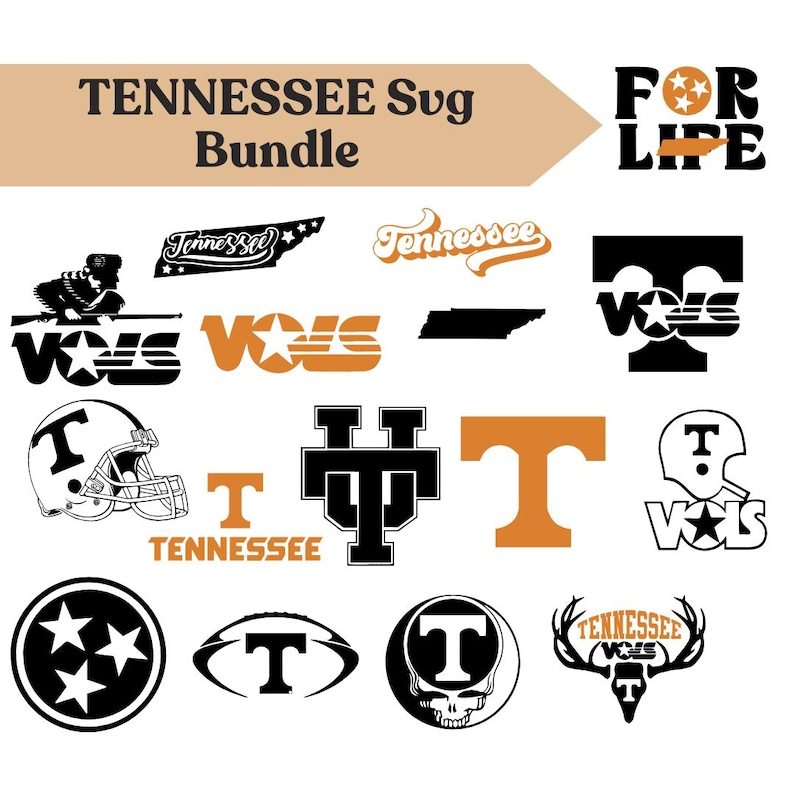 Tennessee SVG: State Outline Cut Files for Cricut & Silhouette ...