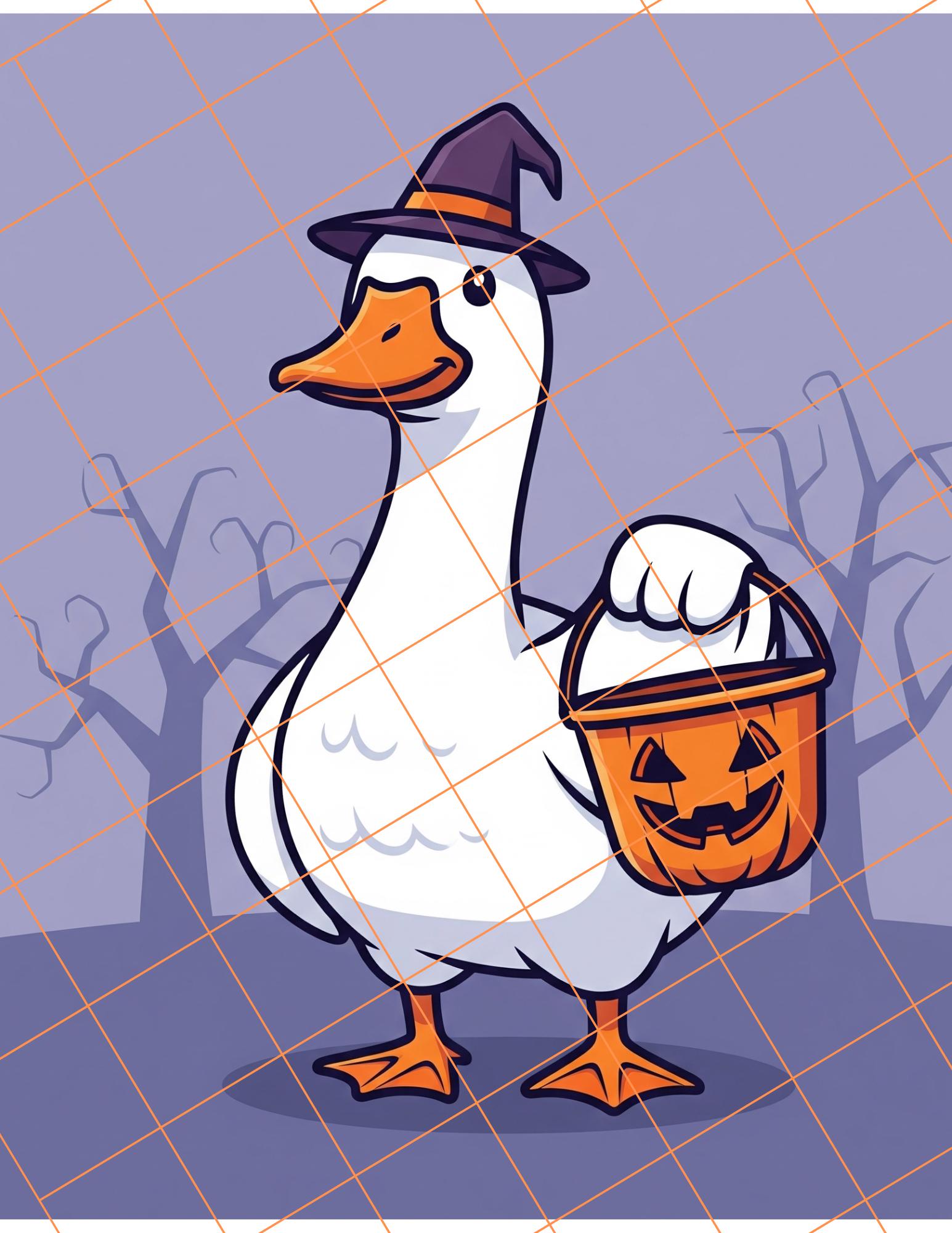 Halloween Geese Clipart | Silly Goose Ghost, Witch, Mummy PNG JPEG ...