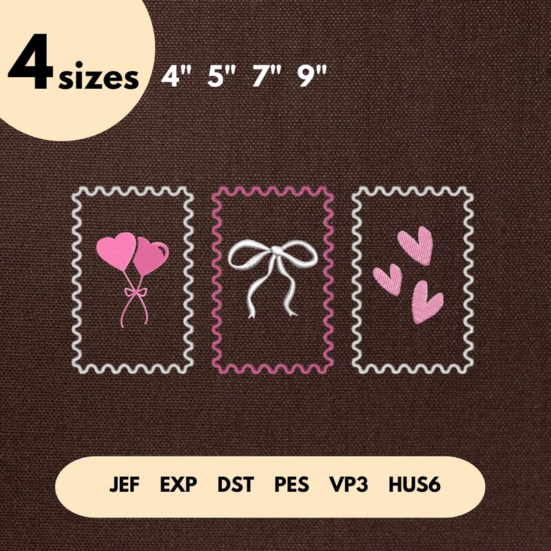 Love Stamp Pes Embroidery - Etsy