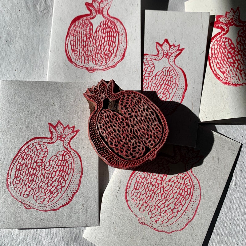 Block Print Cards - Etsy