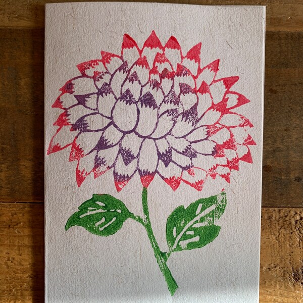 Block Print Cards - Etsy