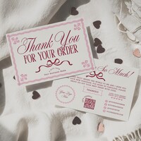 Editable Valentine Thank You Folded Card A Little Sweetheart Thank You ...