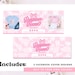 Editable Coquette Facebook Kit, Preppy Facebook Page Banners, DIY Cute ...