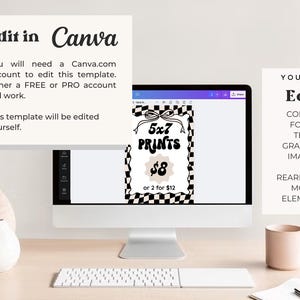 Retro DIY Printable Price Signs Canva Template, Editable Pop-up Shop ...
