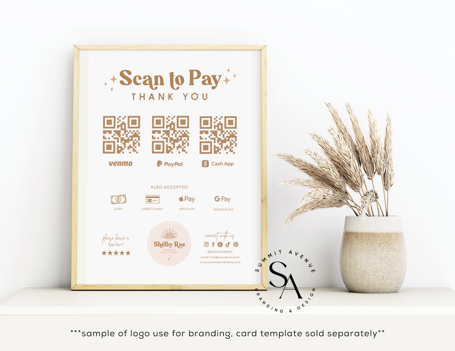 Editable Retro Sun Logo Design Instant Download, Canva Logo Template ...